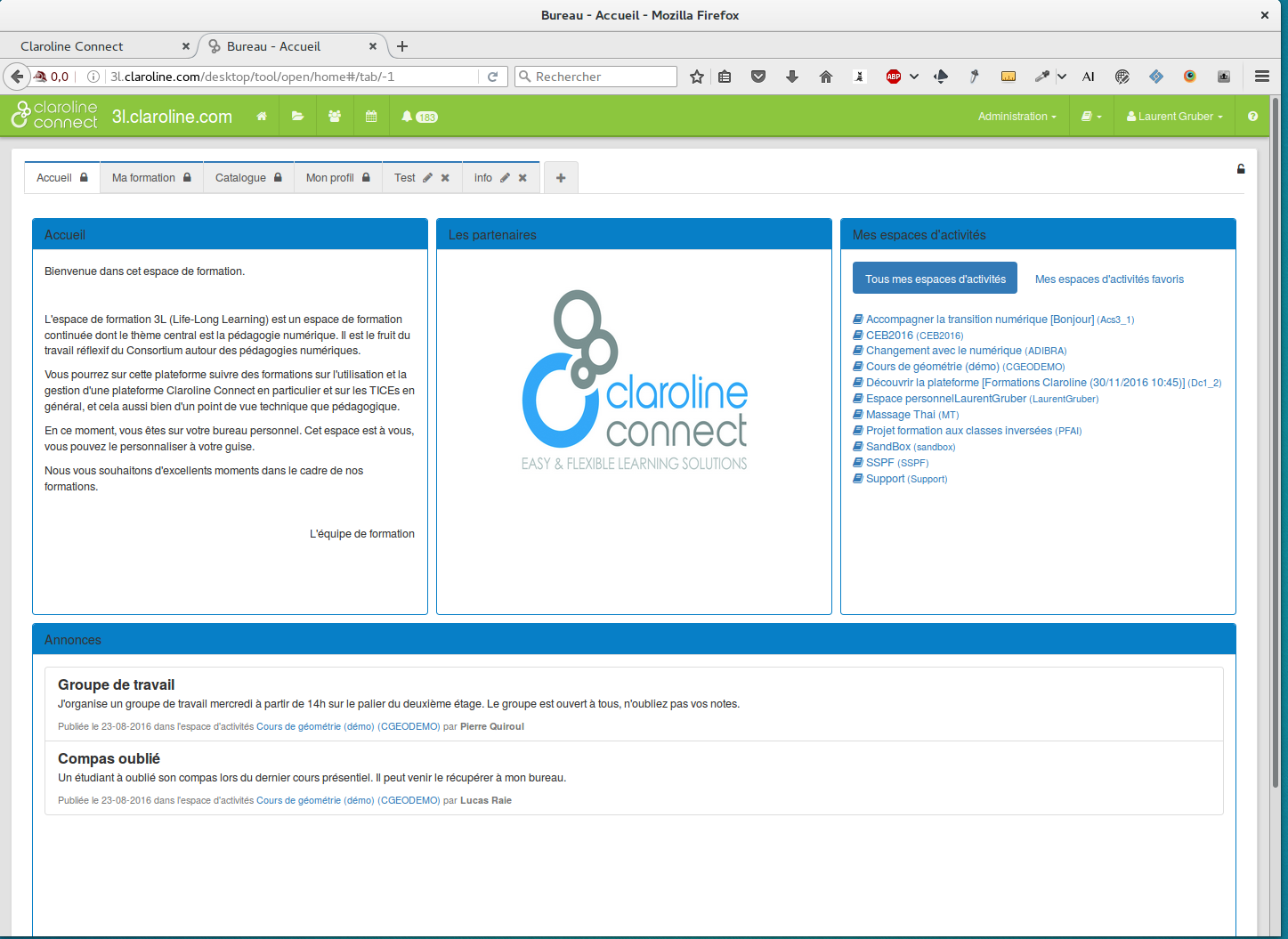 Claroline Connect | Framalibre